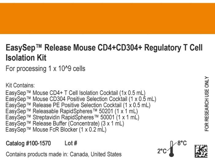 EasySep Release Mouse CD4+CD304+ Regulatory T Cell Isolation Kit | 製品情報 | ベリタス