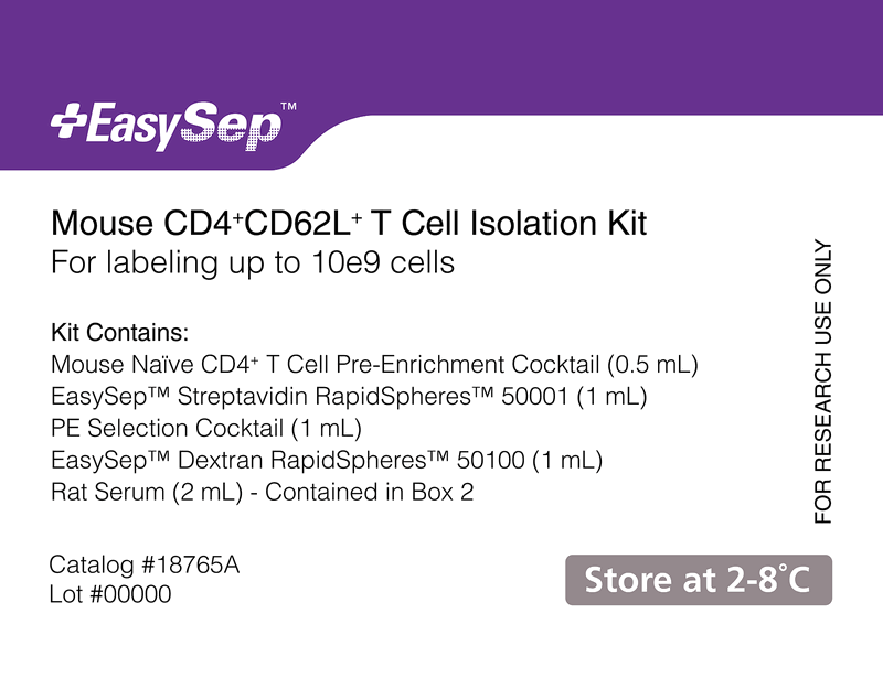 EasySep Mouse CD4+CD62L+T Cell Isolation Kit | 製品情報 | ベリタス
